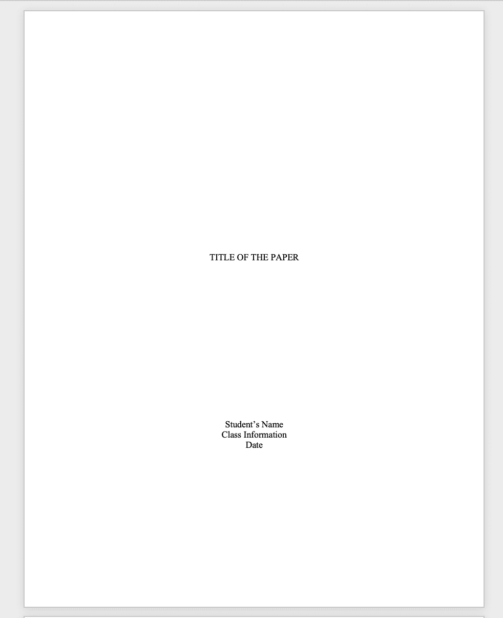 Research Paper Formatting Guide (With Examples)